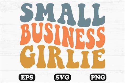 Small Business Girlie Retro Svg Designs Graphic By Hosneara 4767 · Creative Fabrica