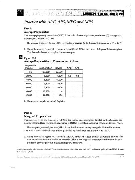 revision apc aps mpc mps and ch 27 assignment 3 1 long run and