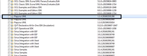 How To Install Papyrus And Generate Java Code In Eclipse Mars2