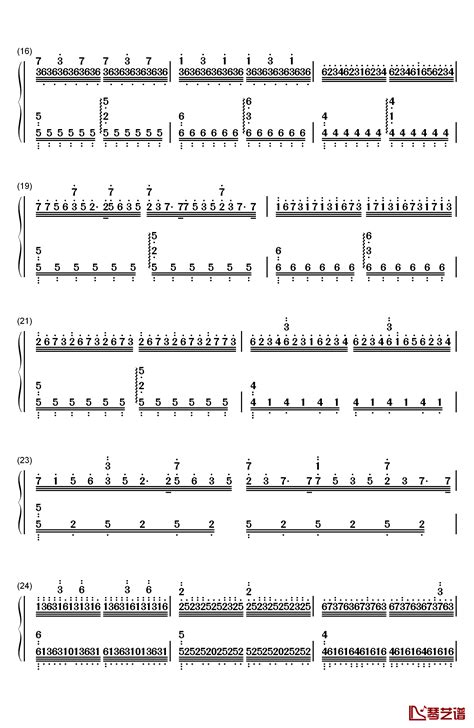 Cornfield Chase钢琴简谱 数字双手 Hans Zimmer 简谱网