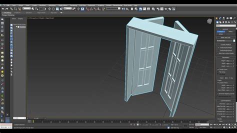 3ds Max Basic Double Door In 3ds Max Tutorial Youtube