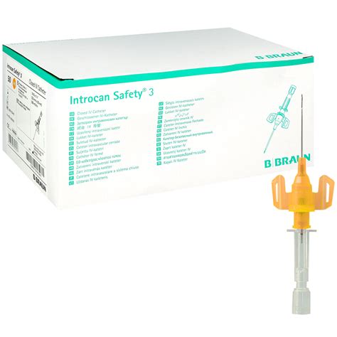 Introcan® Safety 3 Pur Venenverweilkanüle Eu Sicherheitskanülen