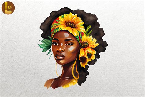 Beautiful Afro Girl Black History 13 Graphic By Lewlew · Creative Fabrica