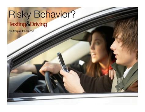 Risky Behavior Ppt