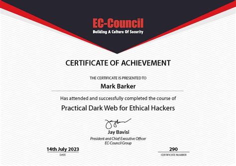 Dark Web Forensics For Ethical Hackers EC Council Learning
