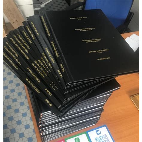 Hardcover Thesis Hardbound Thesis Jilid Thesis Shopee Malaysia
