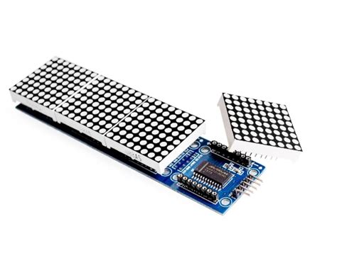 Max7219 Led Dot Matrix 4 In 1 Display With 5p Line Module Prayog India
