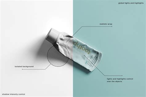 Used Empty Toothpaste Tube Mockup