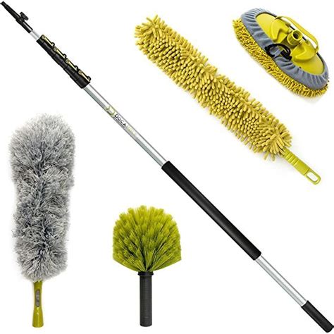 Docapole Dusting Kit 4 Pc With 24 Foot Extension Pole Cobweb