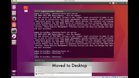Ubuntu Navigating Directories Youtube