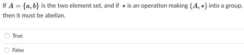 Solved If A Ab Is The Two Element Set And If Is An