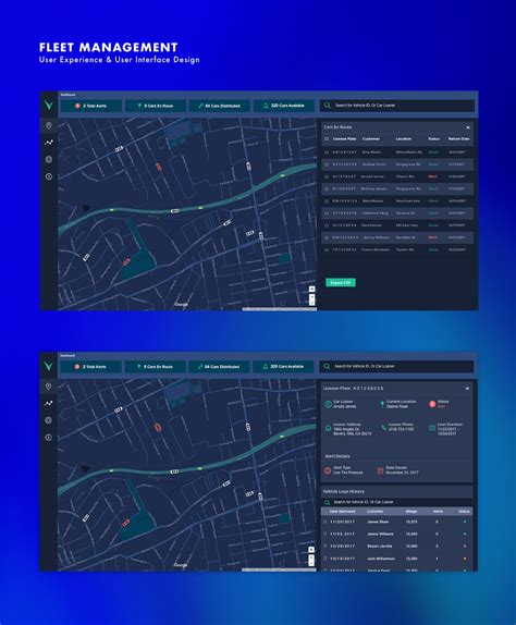 Fleet Management Use Case Design On Behance
