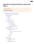 Algorithm Analysis And Design CST306 KTU Studocu