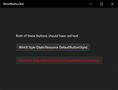 Button Ignores Its Set Foreground Brush On Pointer Exit Issue Microsoft
