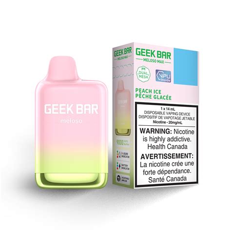 Geek Bar Meloso Max 9000 Disposable Peach Ice 20mg