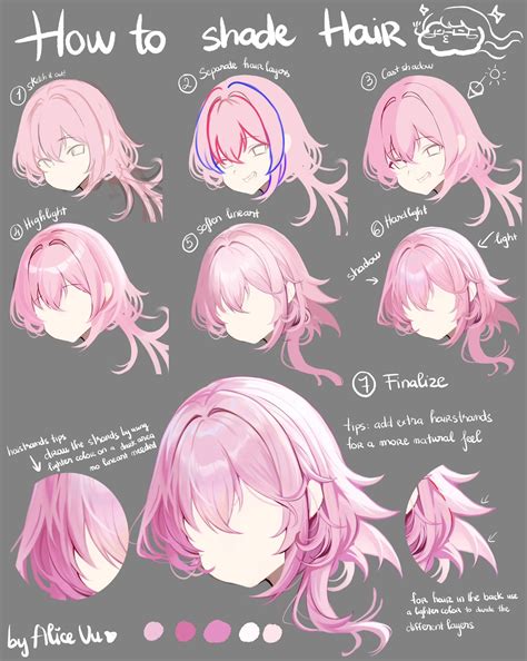 Pin By Take On マメ Drawing Hair Tutorial Anime Art Tutorial Anime Drawings Tutorials