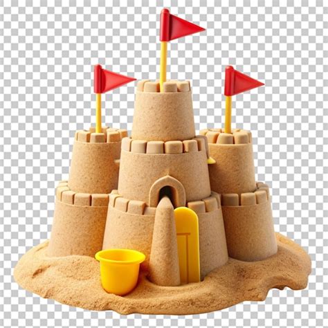 Chateaux Sable Imposants Psd Modèles Psd Gratuits De Haute Qualité à