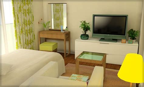 ワンルームインテリア 一人暮らし部屋の間取りレイアウトや模様替え Feng Shui Interior Tiny House