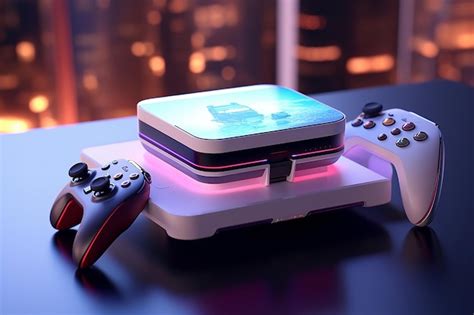 Premium AI Image A Mockup Of A Tech Gadget Like A Gaming Console AI