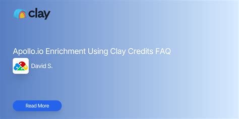 Enrichment Using Clay Credits Faq Clay