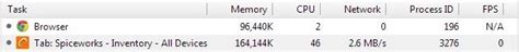 High Cpu And Network Usage On Client Browser Spiceworks Support