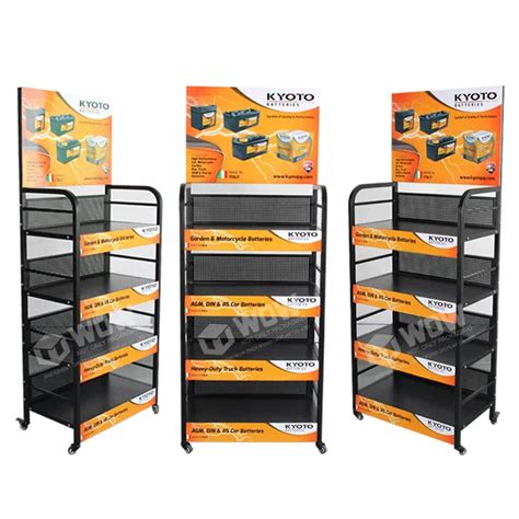 Customized Floor Display Metal Display Rack Factorymanufacturers