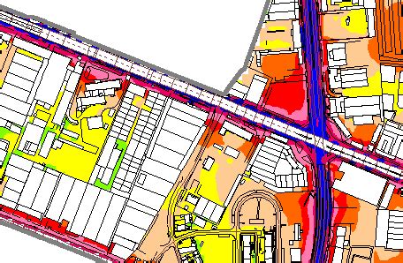Extracts Of Noise Maps Of An Urban Area A Before B After Actions