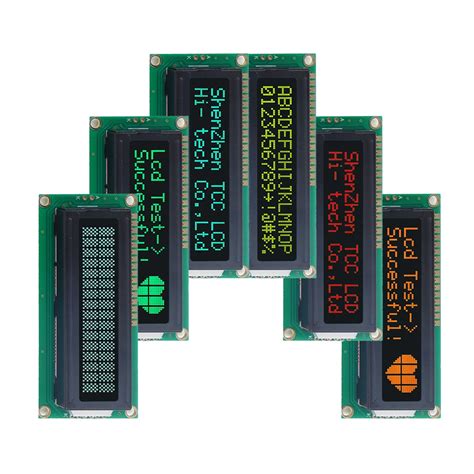 Mini 16x2 Lcd Module Oled Display Color 6800 48 Bit Parallel Spi 34