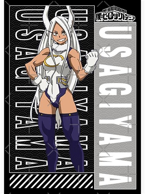 Mirko Rumi Usagiyama うさぎやま My Hero Academia Spiral Notebook for Sale by B love Redbubble