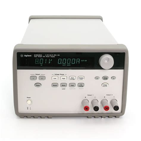 Agilent E3646a 60w Dual Output Dc Power Supply Two 8v 3a Or 20v 1 5a