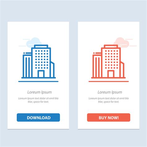 Building Office American Blue And Red Download And Buy Now Web Widget