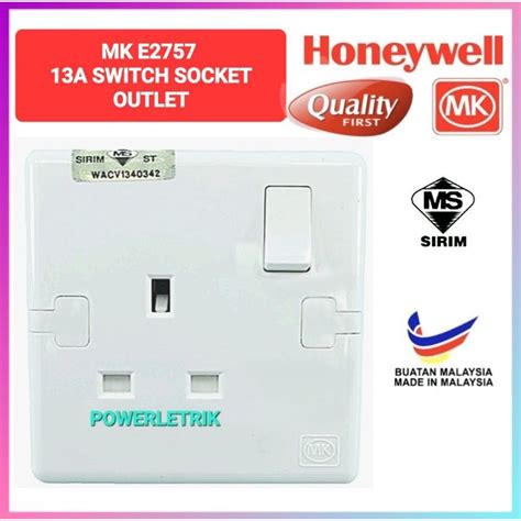 Ready Stock Mk E A Switch Socket Outlet Sirim Approved Shopee Malaysia
