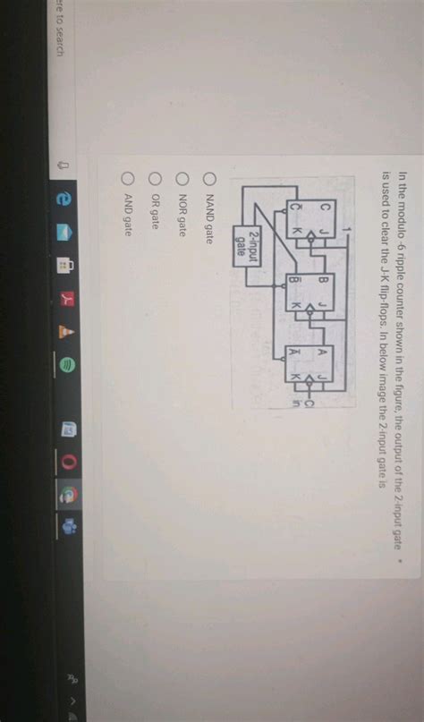 In The Modulo Ripple Counter Shown In The StudyX
