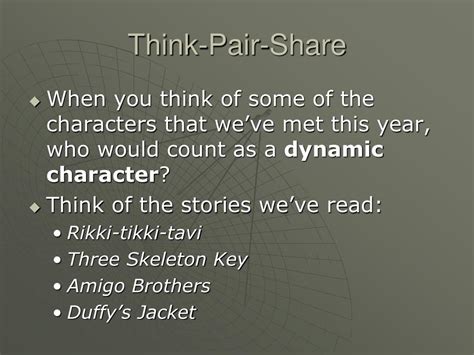 ppt character types static and dynamic characters powerpoint