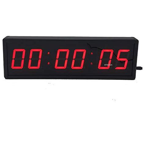 2 3inch Digital Countdown Wall Clock Large Stopwatch With Remote And