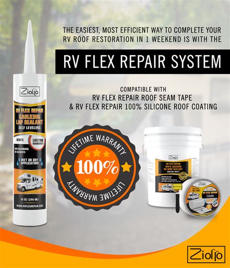 Rv Roofing Caulking Self Leveling Lap Sealant For Camper And Trailer Roo Rv Flex Repair