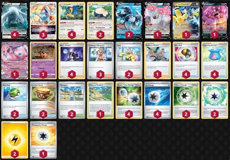 Pokemon Tcg Colorless Lugia Vstar Archeops Deck With Iron Hands Ex