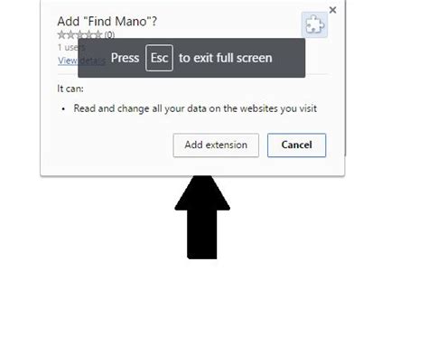 Remove Click Add Button To Install Extension Virus Chrome Scam