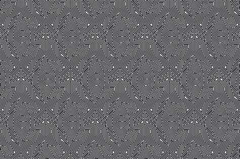 Premium Vector Geometric Shapes Seamless Pattern Background