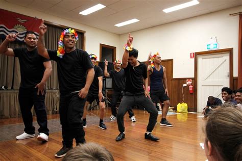 Stranded Kiribati Workers Share Cultural Song And Dance With Tasmanian