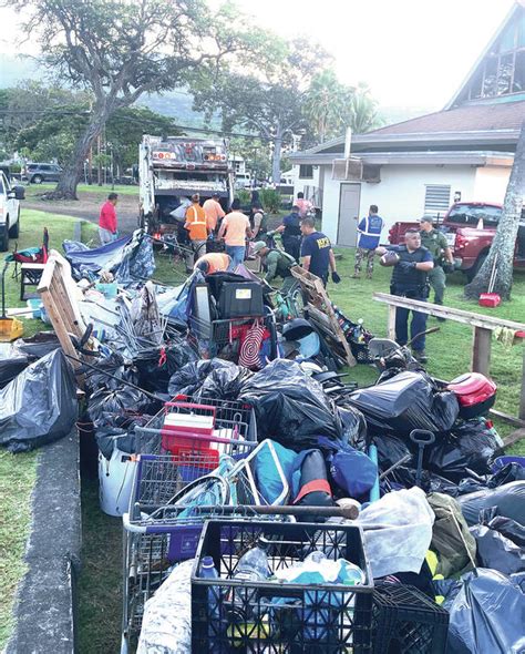County Park Cleared Of Homeless Encampment West Hawaii Today