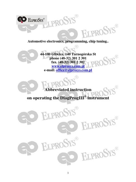 Dp3 Manual Digiprog Pdf Microsoft Windows Installation