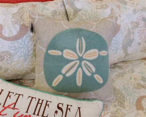 Washed Ashore Sanddollar Pillow