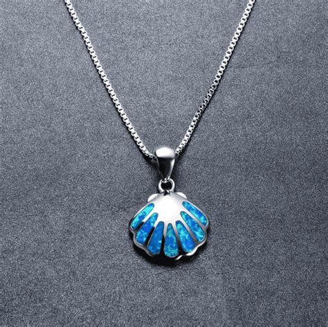 Opal Shell Necklace