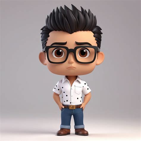 Chibi Mexican Young Adult Man Portraits Stable Diffusion Online