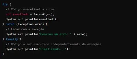 Explorando Try Catch Finally No Java
