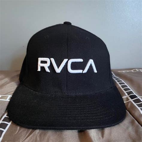 Accessories Vintage Rca Fitted Hat Black Poshmark