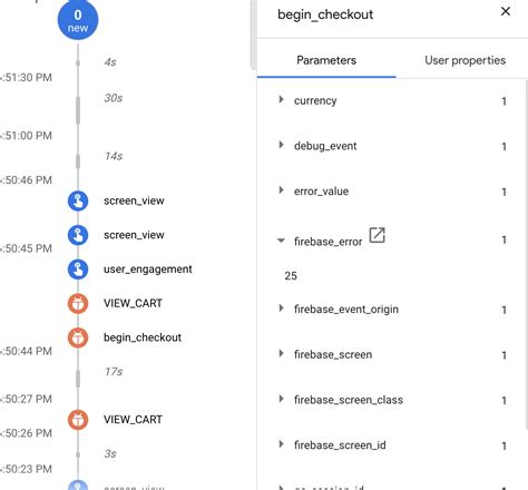 Items Param Is Not Being Shown In Firebase Console Issue Invertase React Native