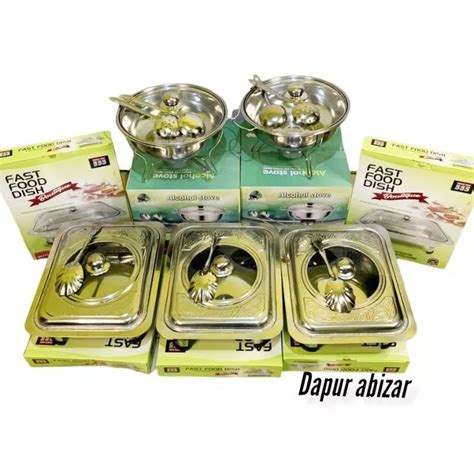 Jual Prasmanan Set Stainless Stell Tutup Motif Batik Isi 3 Kotak 1