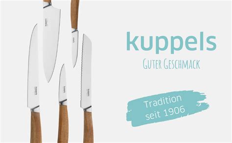 Kuppels Wood Messerblock Mit Messer Set 5 Teilig Spickmesser